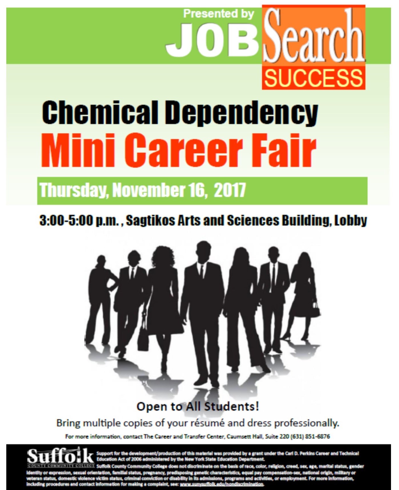 11/16/17 Chemical Dependency Mini Career Fair Sponsored by Career ...